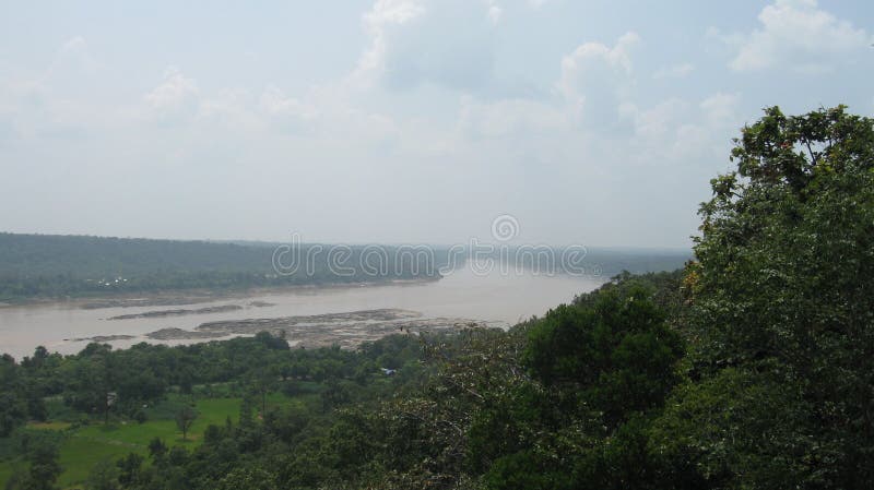 View Point on Pha Taem Ubon Ratchathani Province Stock Photo - Image of ...
