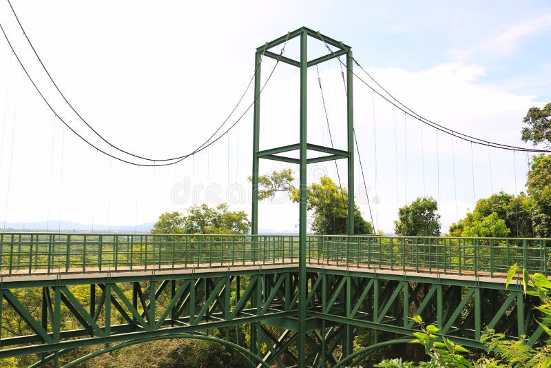 View Point on the Steel Bridge in the Afternoon Time. Stock Image ...