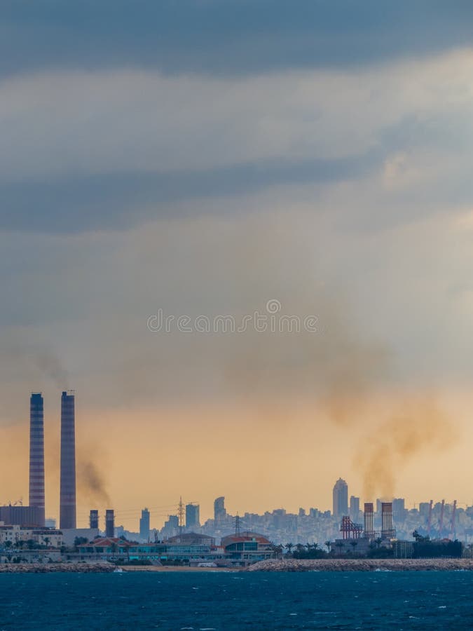 Pollution in Beirut, Lebanon Stock Photo - Image of dramatic, globe ...