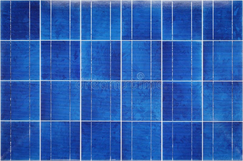 View of Polycrystalline Photovoltaic Cells Stock Image - Image of ...