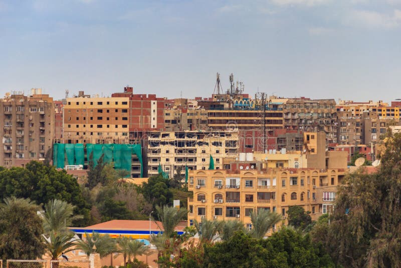 View of Poor District of Cairo City in Egypt Stock Photo - Image of ...