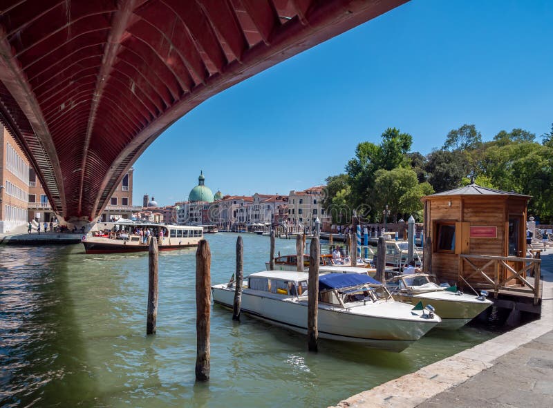 View of the Port City of Venice Stock Image - Image of international ...