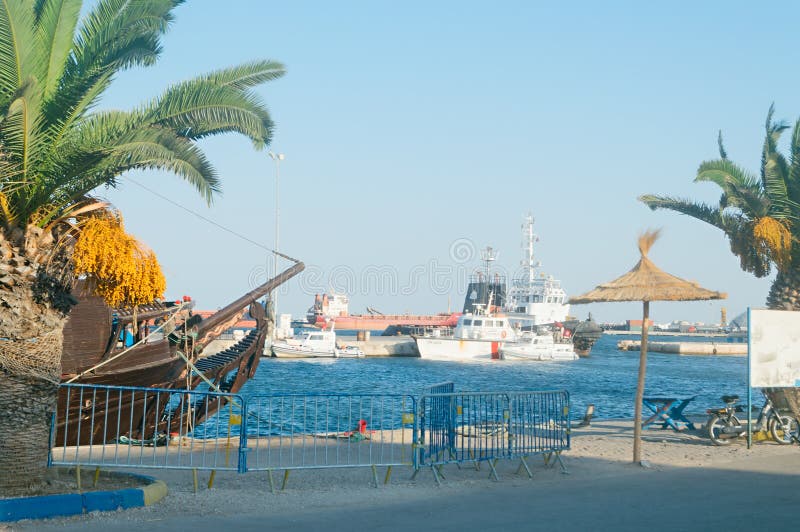 Sousse sea port stock photo. Image of thanks, port, rabat - 130589580