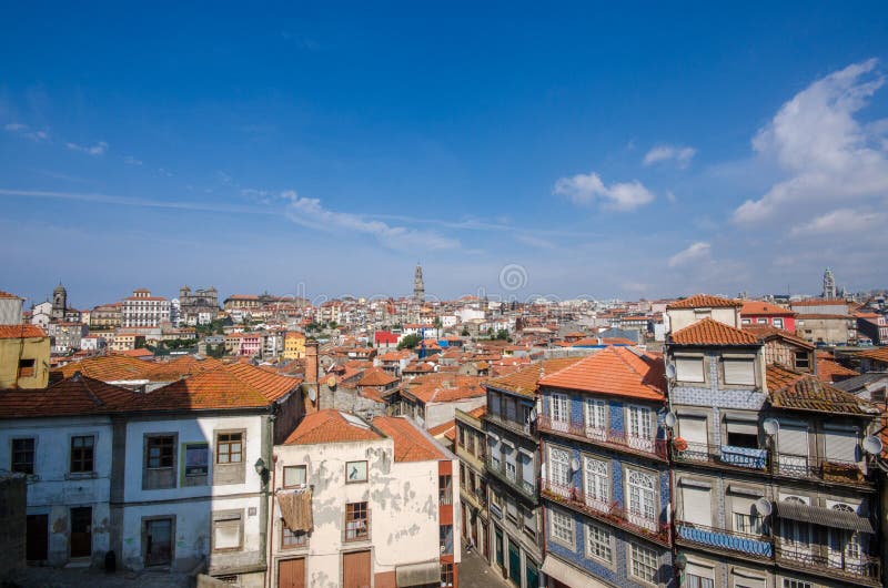 View of Porto City on Summer Day Editorial Photography - Image of douro ...