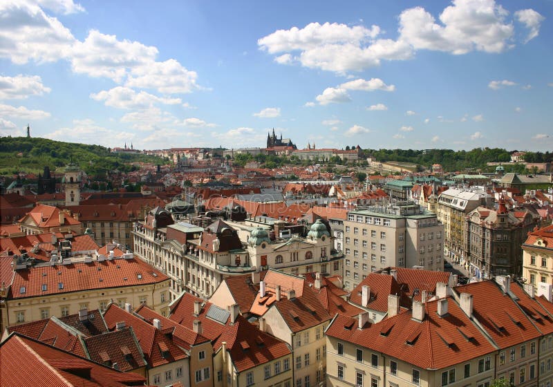 View of Prague stock image. Image of historic, cathedral - 19257641