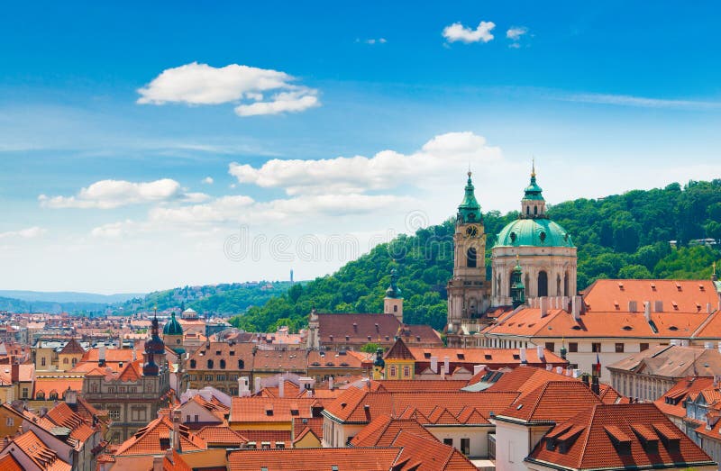 View of Prague city stock image. Image of building, place - 21648195