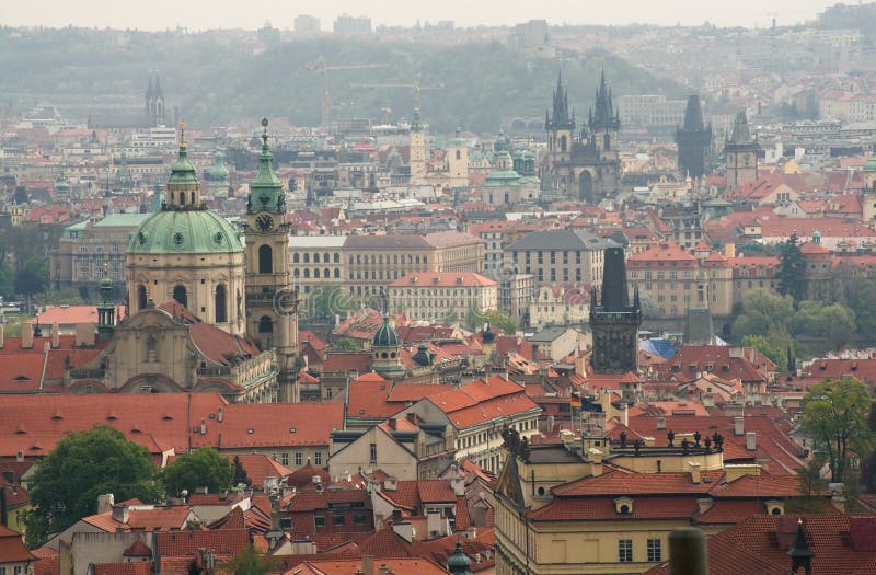 View of Prague stock image. Image of baroque, famous - 31474159