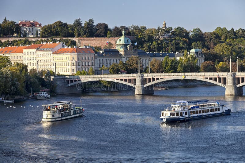 The View on Pragues Office of Goverments Stock Image - Image of gothic ...