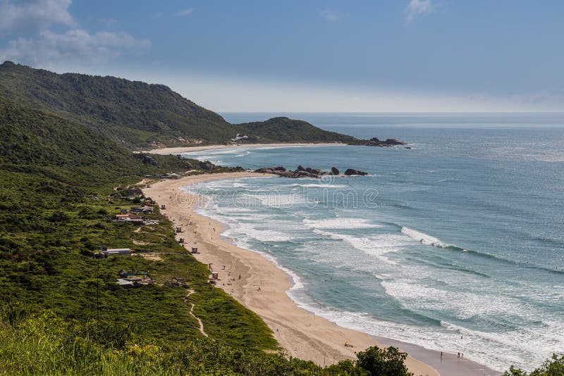 A View of Praia Mole Mole Beach and Galheta - Popular Beachs in ...