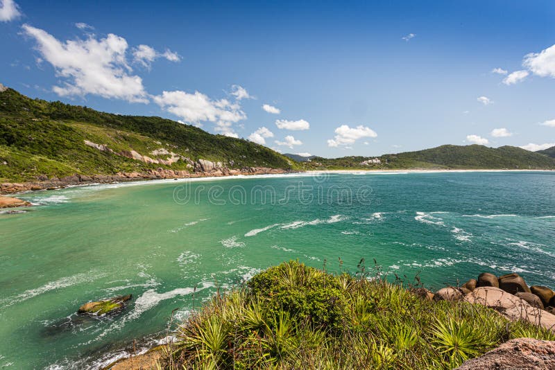 A View of Praia Mole Mole Beach and Galheta - Popular Beachs in ...