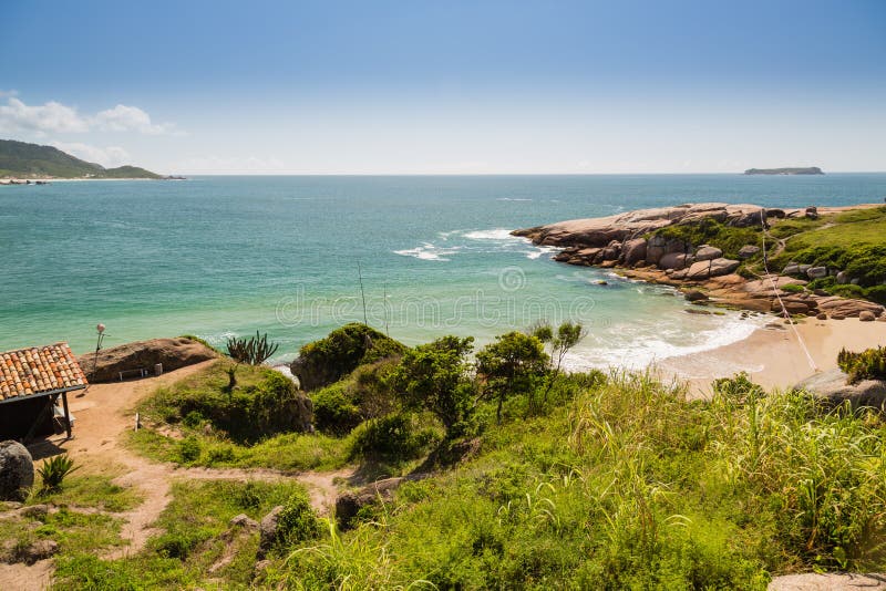 A View of Praia Mole Mole Beach and Galheta - Popular Beachs in ...