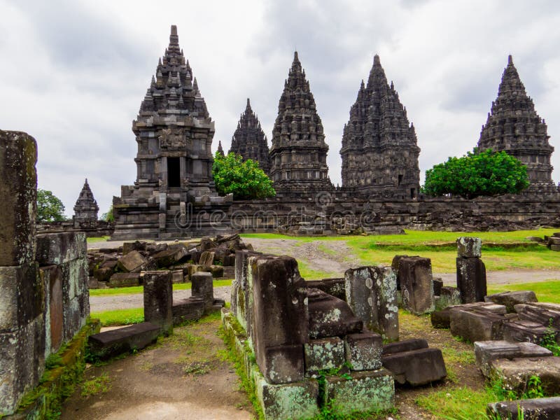 Prambanan Temple, Java, Indonesia Stock Photo - Image of asia, pagoda ...