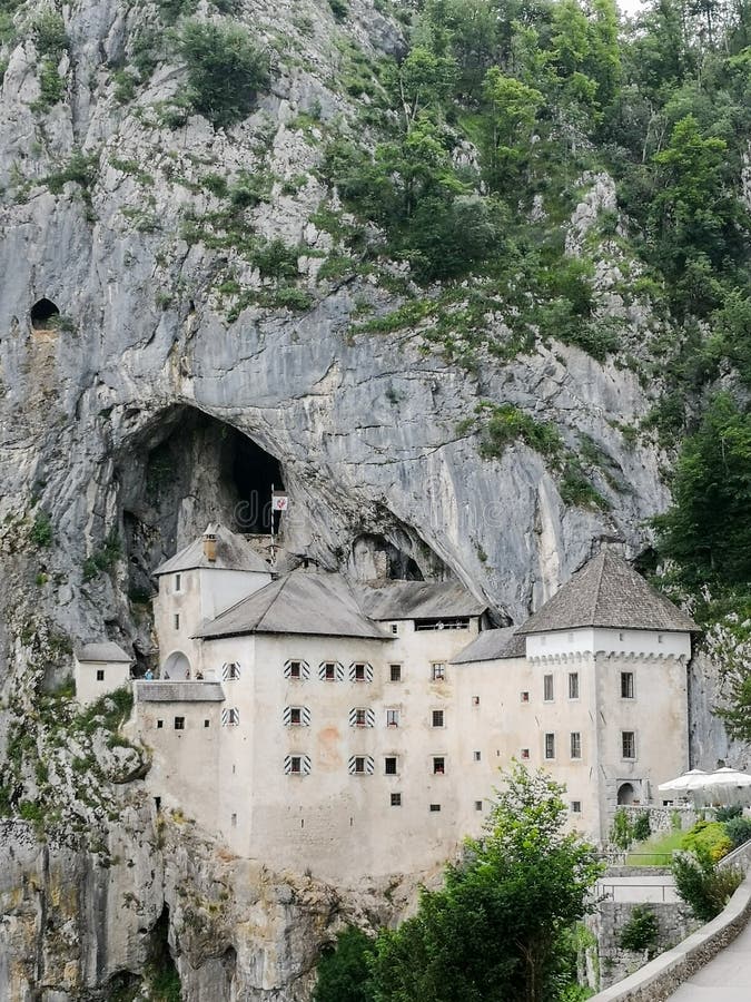Predjama castle interior stock photo. Image of stone, architectural ...