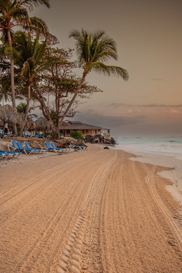 View of a Pretty Beach in Punta Cana Stock Image - Image of holiday ...