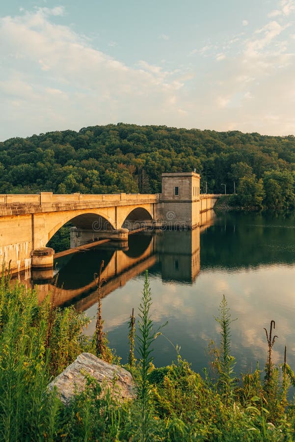 View of Prettyboy Dam, in Baltimore County, Maryland Stock Photo ...