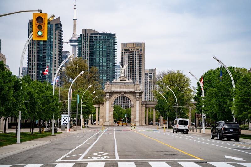 View of Princes Boulevard in Exhibition Place. Editorial Photo - Image ...