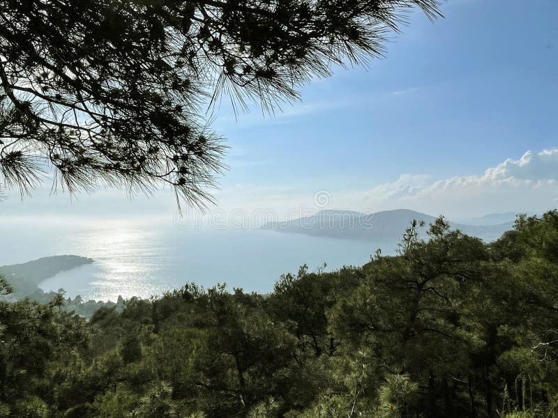 View of the Princes Islands on a Bright Sunny Day, Turkey, Istanbul ...