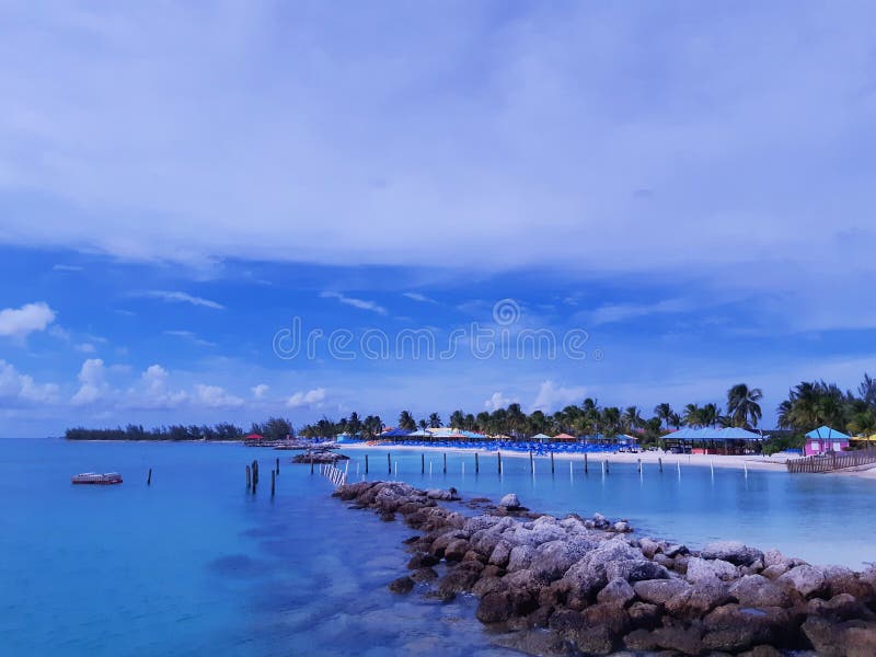 Princess cays beach stock photo. Image of bahamas, shore - 236402198