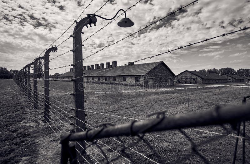 View of a prison barracks editorial stock photo. Image of camp - 170222213