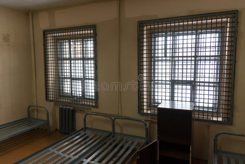 View of the Prison Cell from the Inside Stock Photo - Image of protect ...