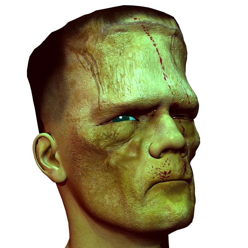 View Profile Monster Head Stock Photos - Image: 15338123