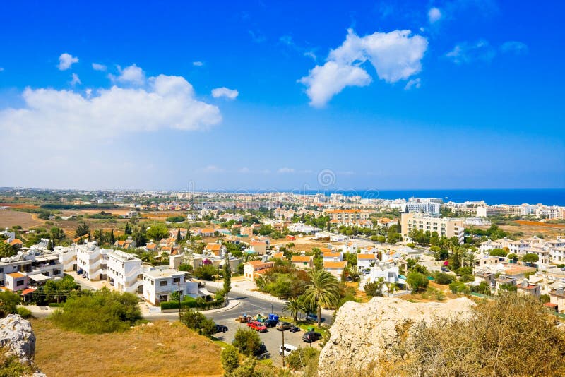 Panoramic View Of Protaras, Cyprus Stock Image - Image of europe ...