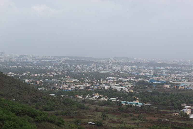 Veiw of Pune City from Dive Ghat Stock Image - Image of view, dream ...