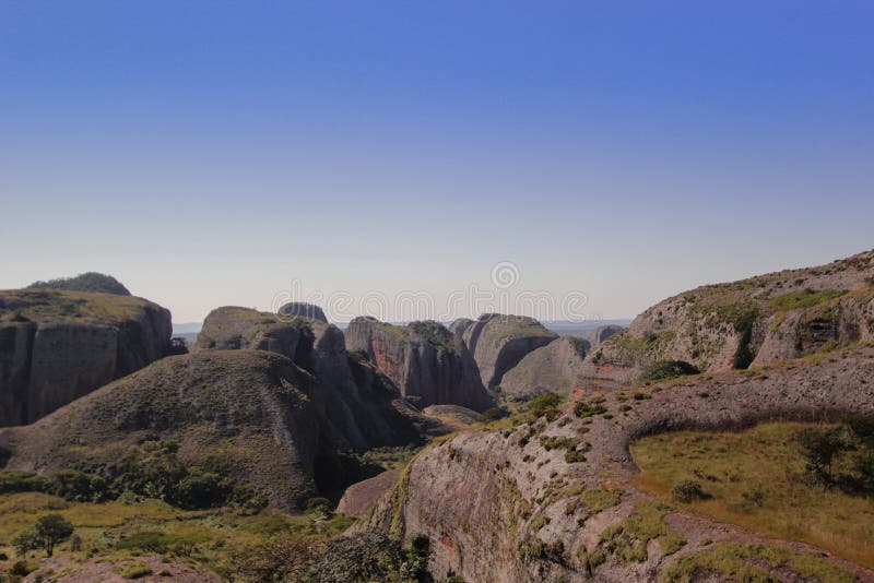The View in Pungo Andongo Rocks - Angola Stock Image - Image of nature ...
