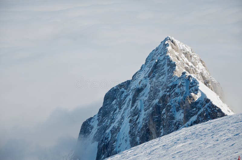 View from Punta Rocca, Marmolada Stock Photo - Image of mountain, high ...