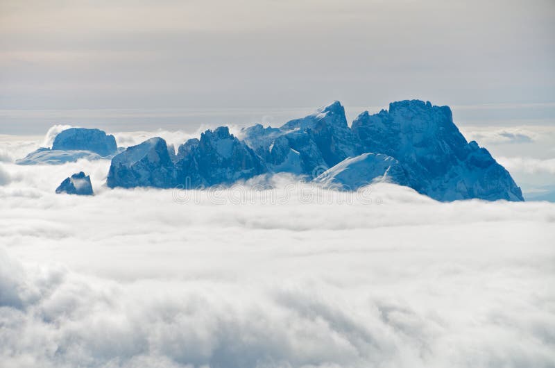 View from Punta Rocca, Marmolada Stock Photo - Image of rock, extreme ...