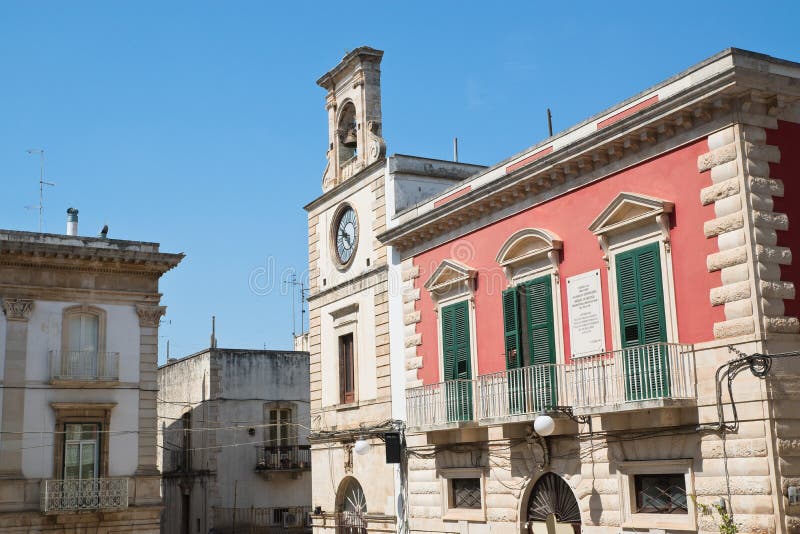 Clocktower. Putignano. Puglia. Italy. Stock Photo - Image of italy ...