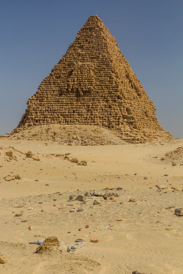 View of a Pyramid in Niru Near Karima, Sud Stock Photo - Image of sudan ...