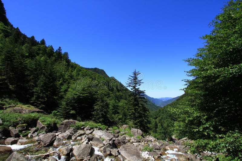 Pyrenees View from the Pla D Adet Ski Resort Stock Photo - Image of ...