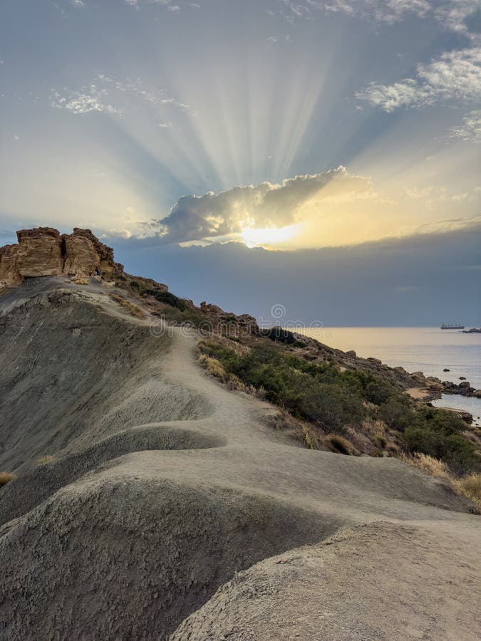 View Qarraba Bay View Point at Sunset Stock Image - Image of beautiful ...