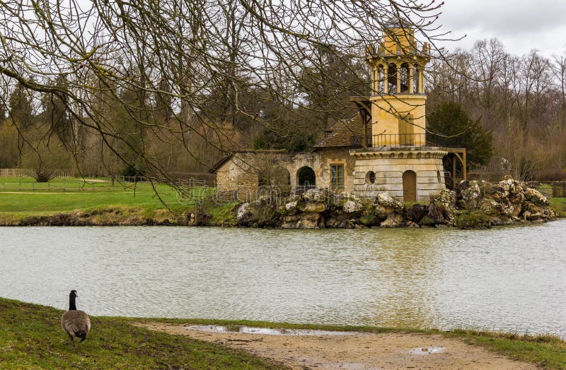 The Queen S Hamlet in Palace of Versailles Stock Photo - Image of ...