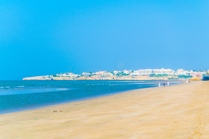 View of the Qurm Beach in Muscat, Oman....IMAGE Stock Photo - Image of ...