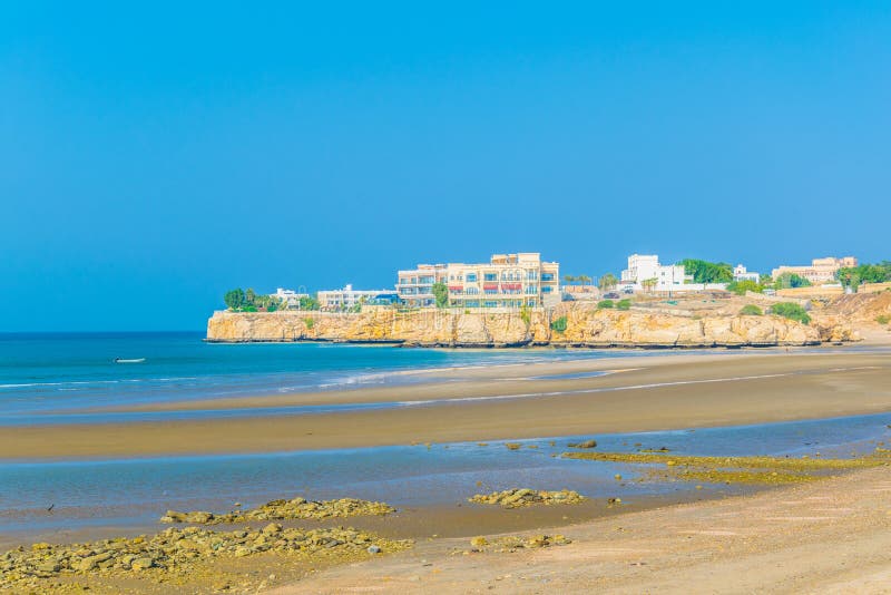 View of the Qurm Beach in Muscat, Oman....IMAGE Stock Image - Image of ...