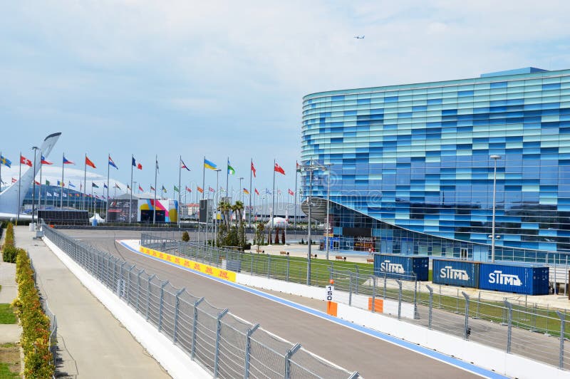 View of the Race Track of Formula-1 Editorial Stock Image - Image of ...