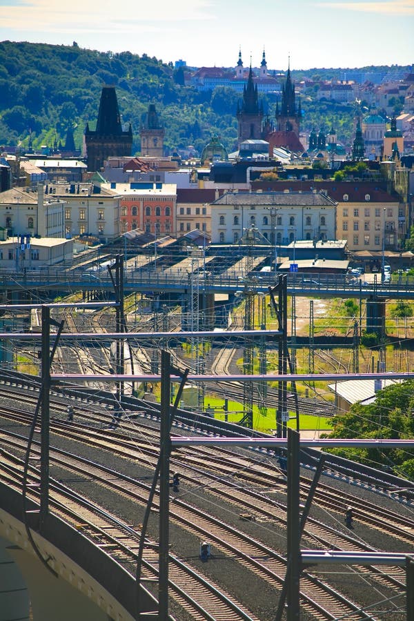 View of the Railroad Bridge Stock Photo - Image of route, road: 17740896