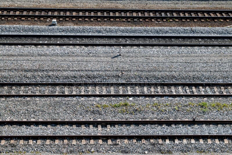 View of railway tracks stock image. Image of industry - 112506705
