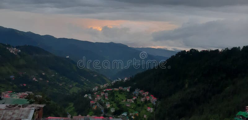 View after the rain stock photo. Image of hill, river - 225869058