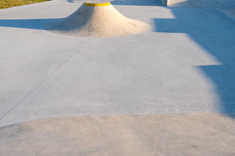 View of a Ramp at a Skatepark at Sunset Stock Photo - Image of summer ...