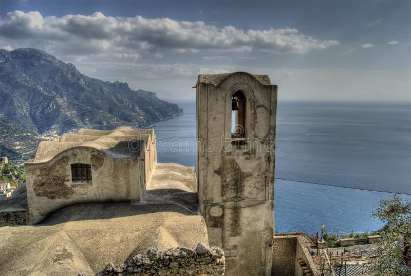 View from Ravello stock photo. Image of culture, clouds - 4284772