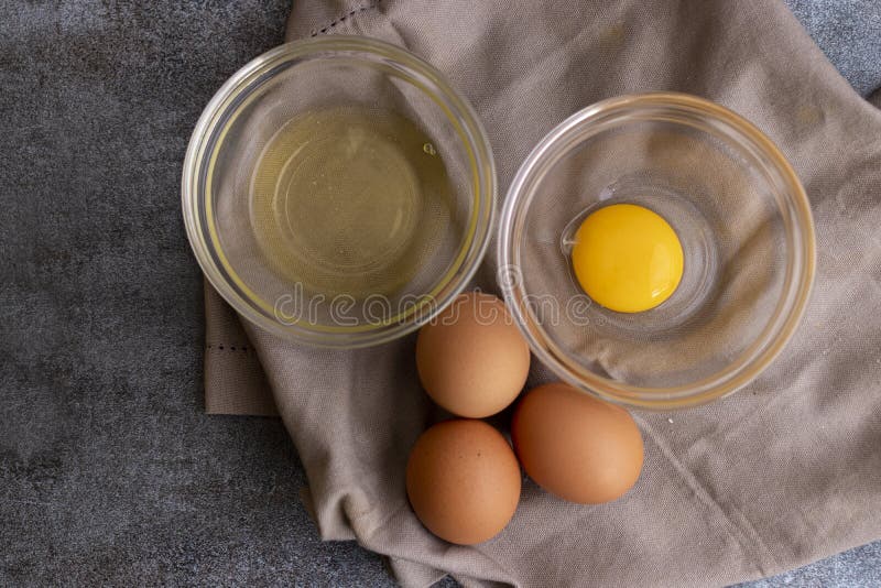 View of Raw Eggs, with Their Shells Stock Photo - Image of fragility ...