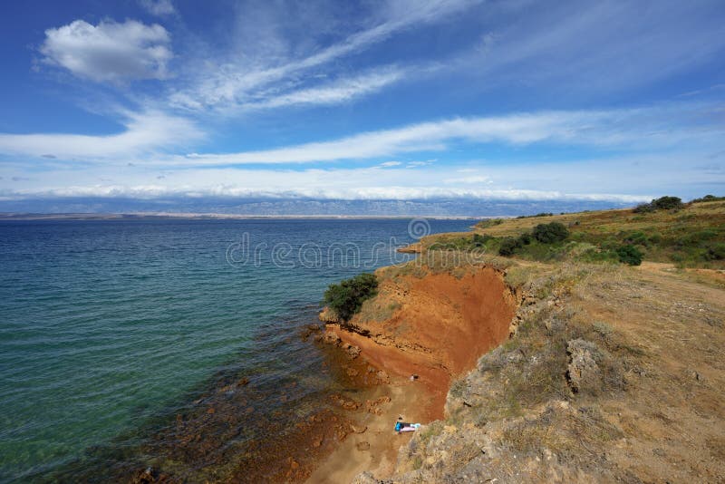 View at red bay beach stock photo. Image of vacations - 98193022