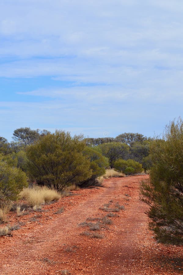 A View of the Red Centre of Australia Stock Image - Image of heart ...