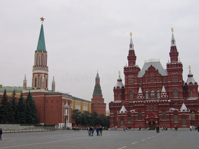 The View of Red Square in Russia. Editorial Photography - Image of dome ...