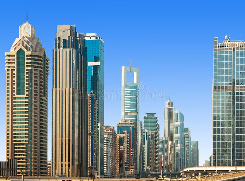 View of a Residential Area of Dubai, UAE Stock Image - Image of eastern ...