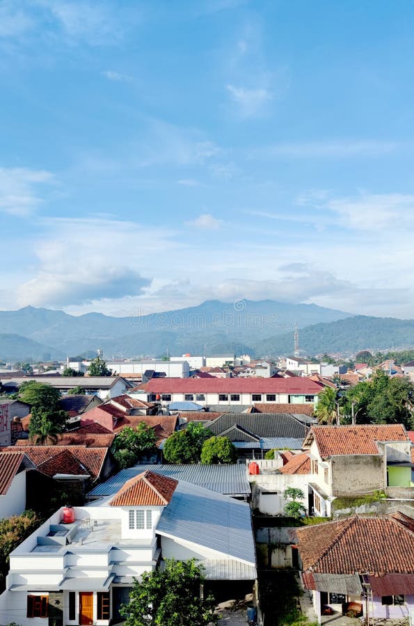 View of Residents Houses in the Mountain Area Stock Photo - Image of ...
