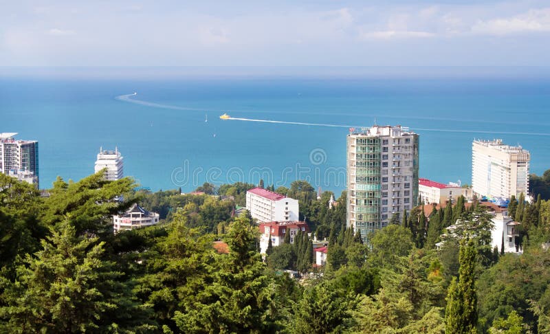 Sochi summer landscape stock photo. Image of ridge, summer - 21221812